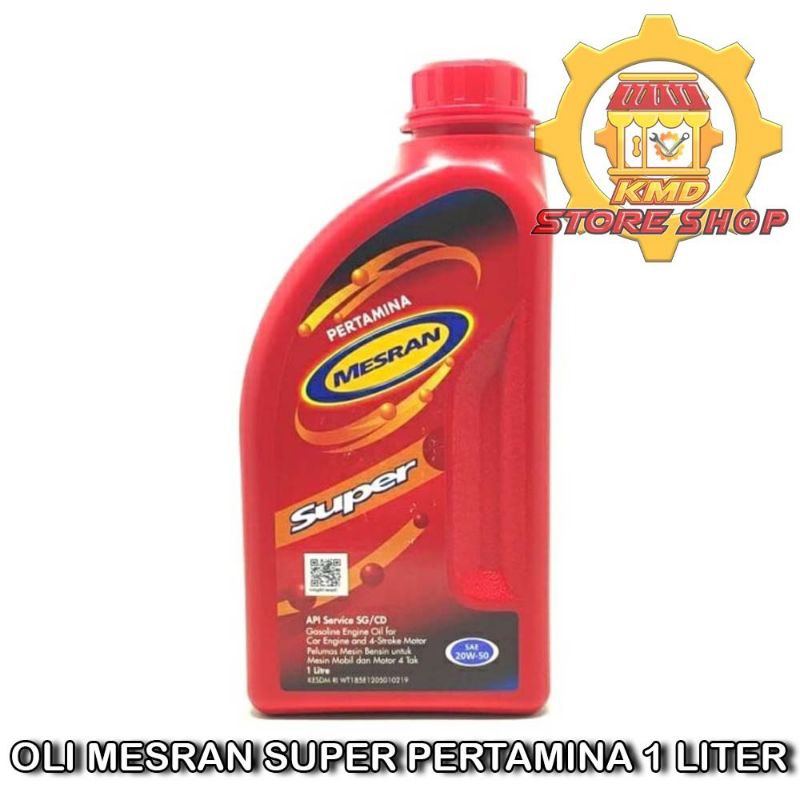 Jual Oli Mesran Super 1 Liter | Mesran Super Pertamina 1L | Shopee ...