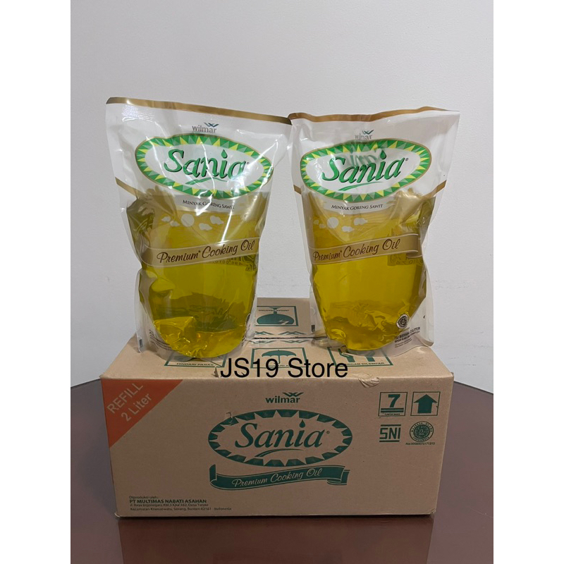 Jual Minyak Goreng Merk Sania 2 Liter (1 Dus) | Shopee Indonesia