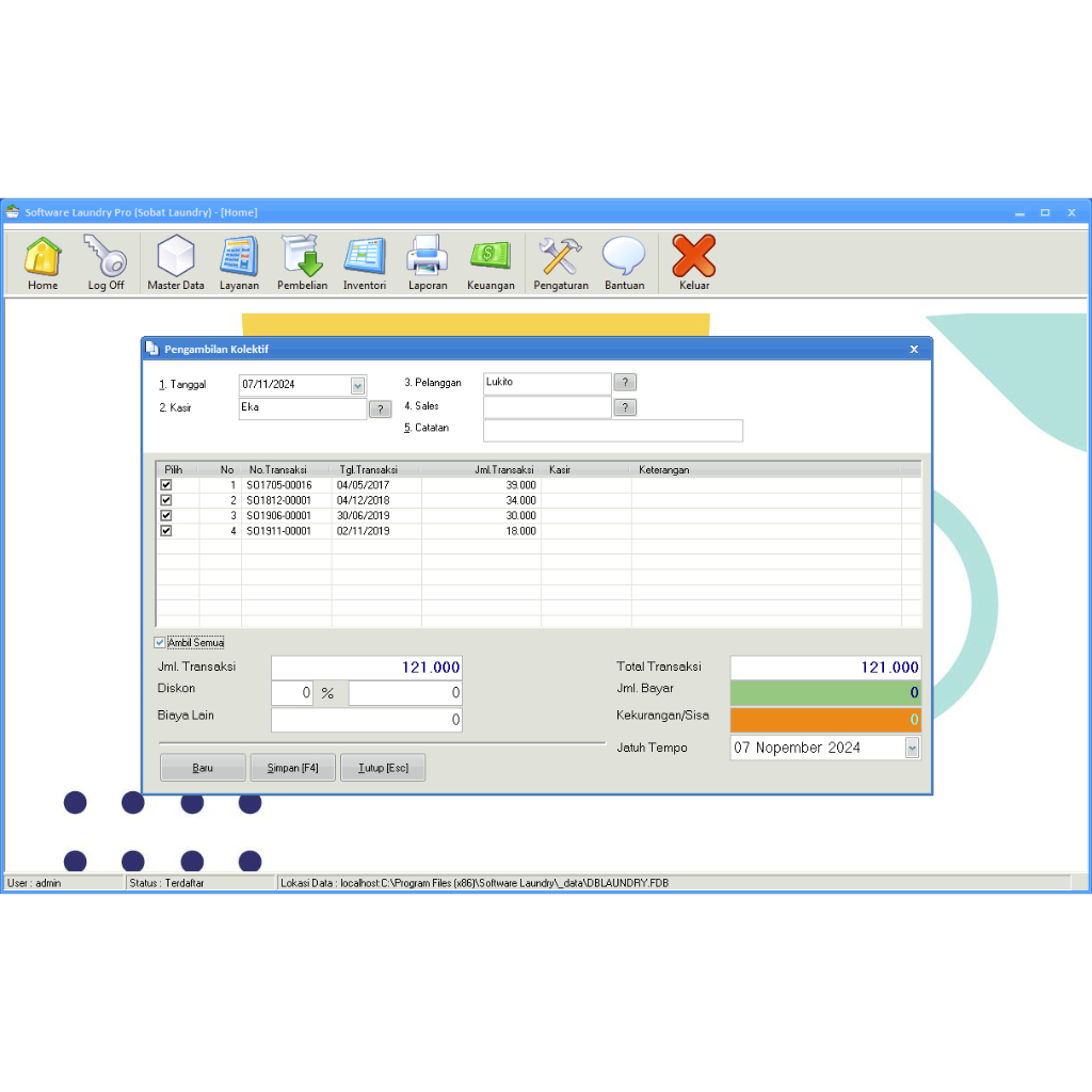 Jual Software Laundry Pro | Shopee Indonesia