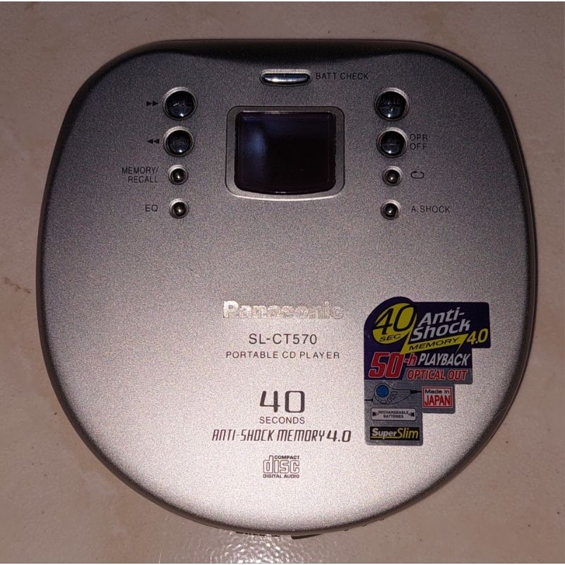 Jual discman Portable CD Player PANASONIC SL-CT570 | Shopee Indonesia