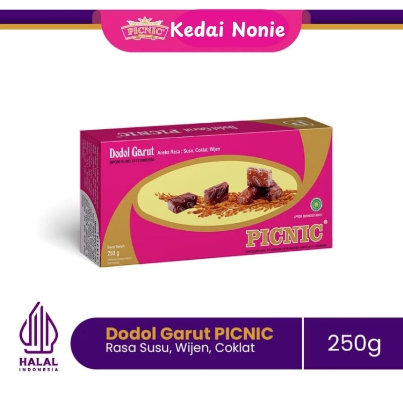 Jual Dodol Classic PICNIC Original / Dodol Garut PICNIC 250gr / Dodol Khas Garut Picnic Original ...