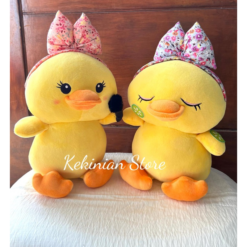 Jual Boneka Duck Girly Duck Make Up Boneka Bebek Boneka Lucu Boneka ...
