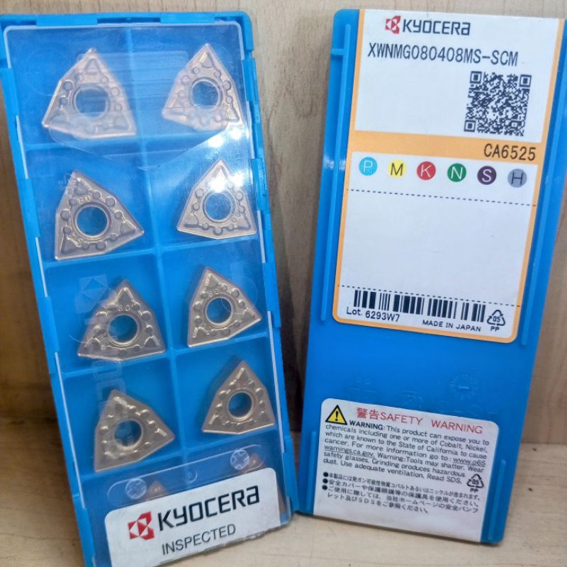 Jual Insert WNMG 080408MS-SMC Kyocera Original Pahat Bubut WNMG 08 04 ...