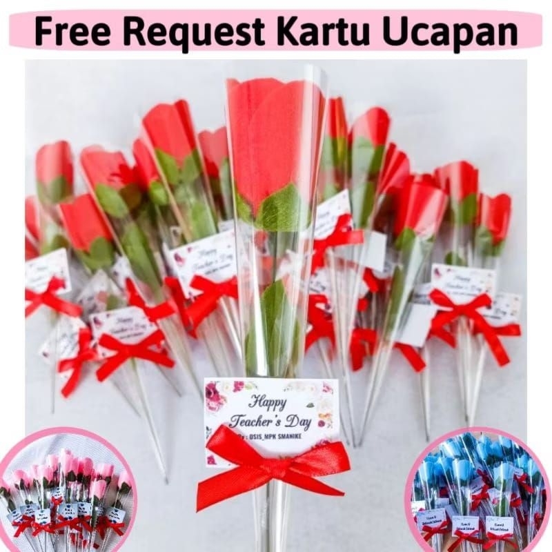 Jual Bunga Tangkai Bunga Mawar Tangkai Gift | Shopee Indonesia