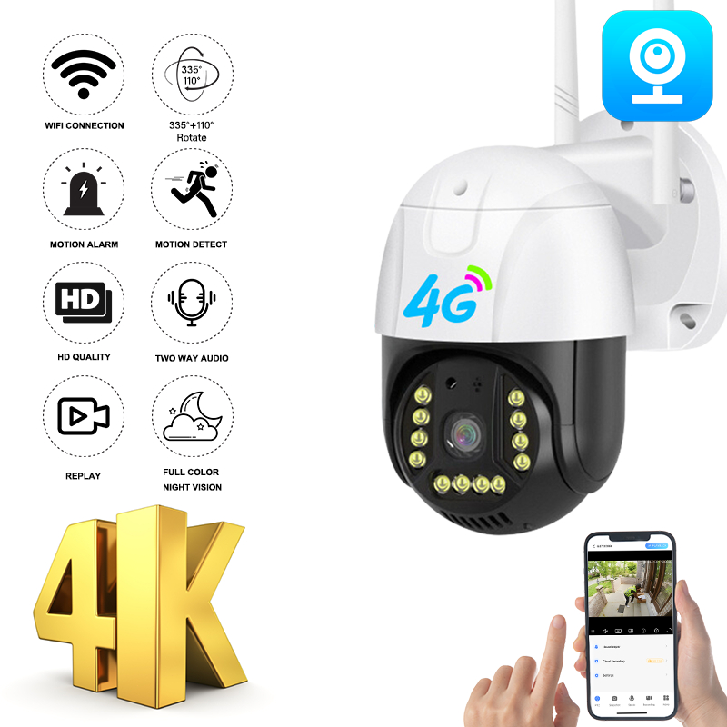 Jual CCTV V380 Pro cctv tanpa wifi bisa sambung hp outdoor cctv 4g sim ...