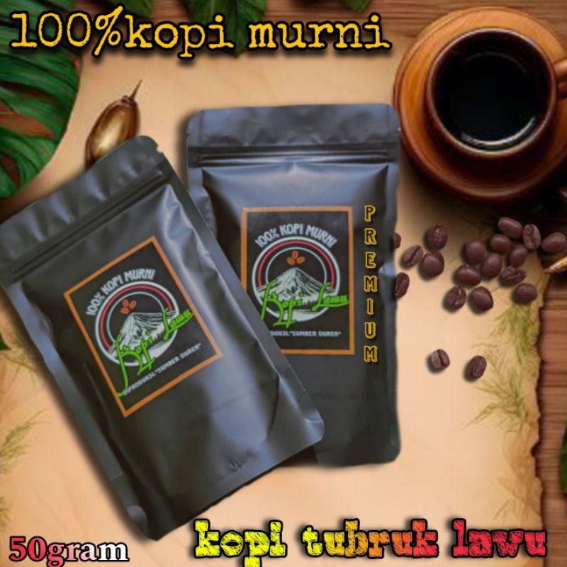 Jual kopi lawu 100% murni,rasa nikmat dan mantap kemasan 100gr#kopi ...
