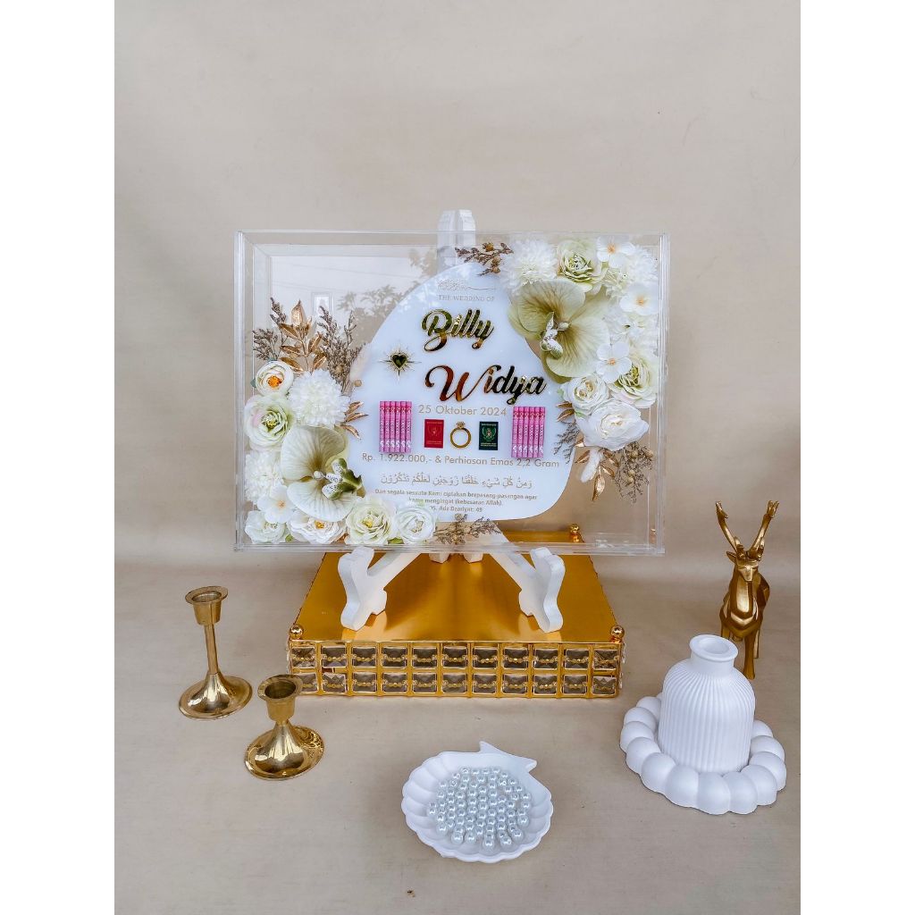 Jual MAHAR PERNIKAHAN / MAHAR PIGORA / MAHAR AKRILIK / LAYOUT MAHAR ...