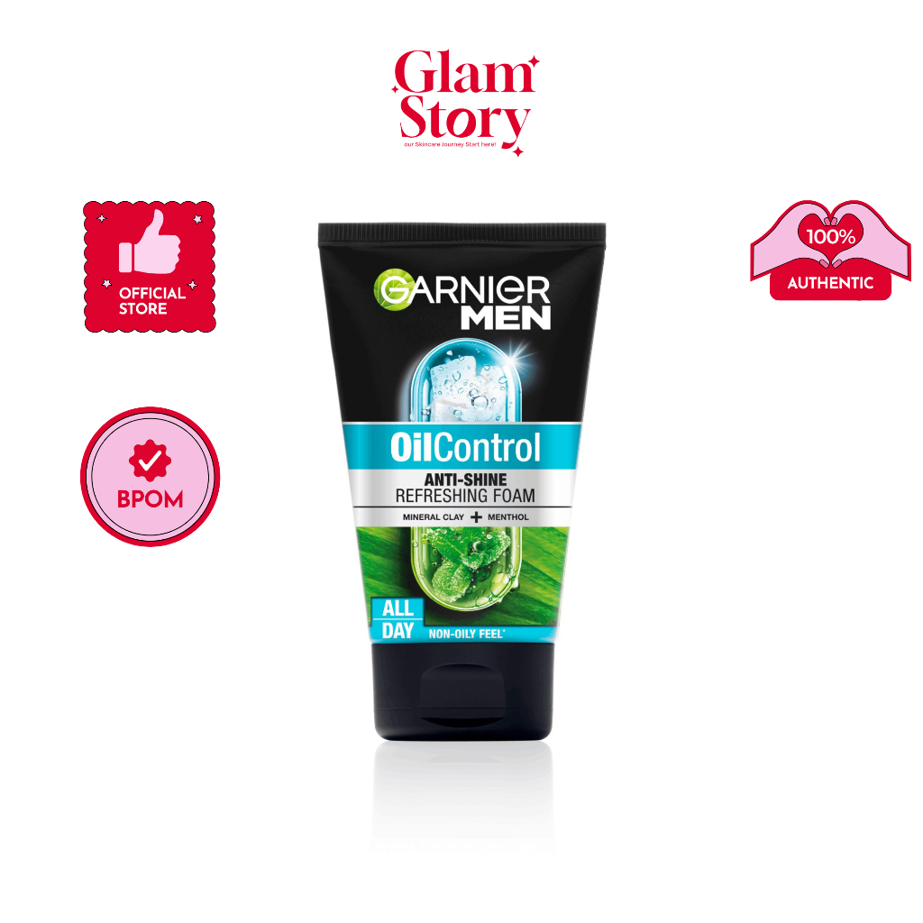 Jual Garnier Men Oil Control Anti Impurities CHARCOAL Foam Skin Care ...
