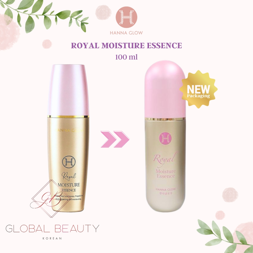 Jual HANNA GLOW ROYAL MOISTURE ESSENCE 100ML SKINCARE GLOWING ANTIAGING ORIGINAL KOREA BPOM ...