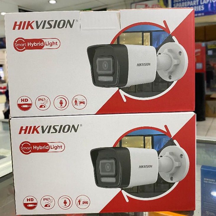 Jual HIKVISION - DS-2CD1043G2-LIU Camera IP CCTV 4 MP Smart Hybrid Light Fixed Bullet Network ...