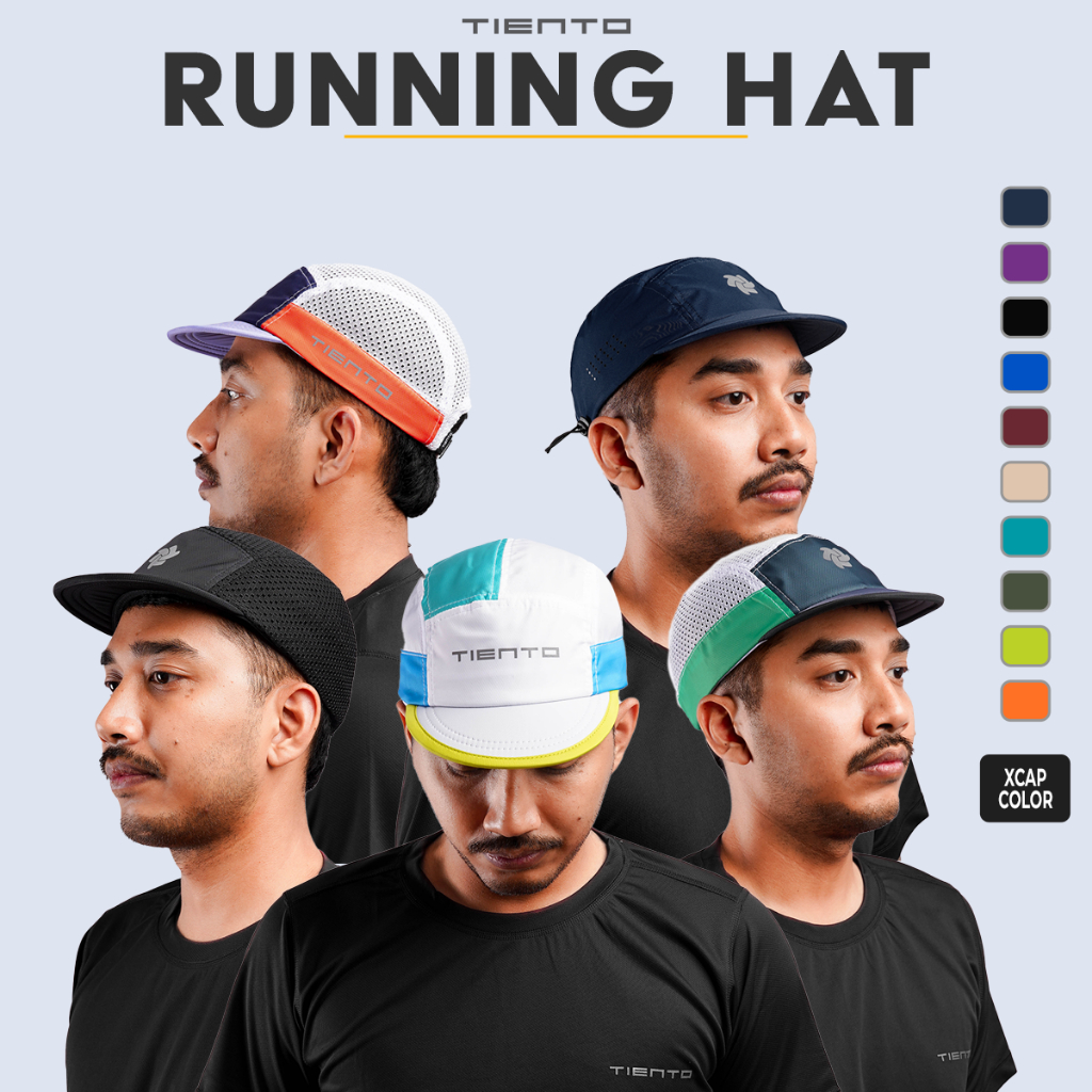Jual Tiento Topi Lari Quick Dry Running Cap Pria Wanita | Shopee Indonesia