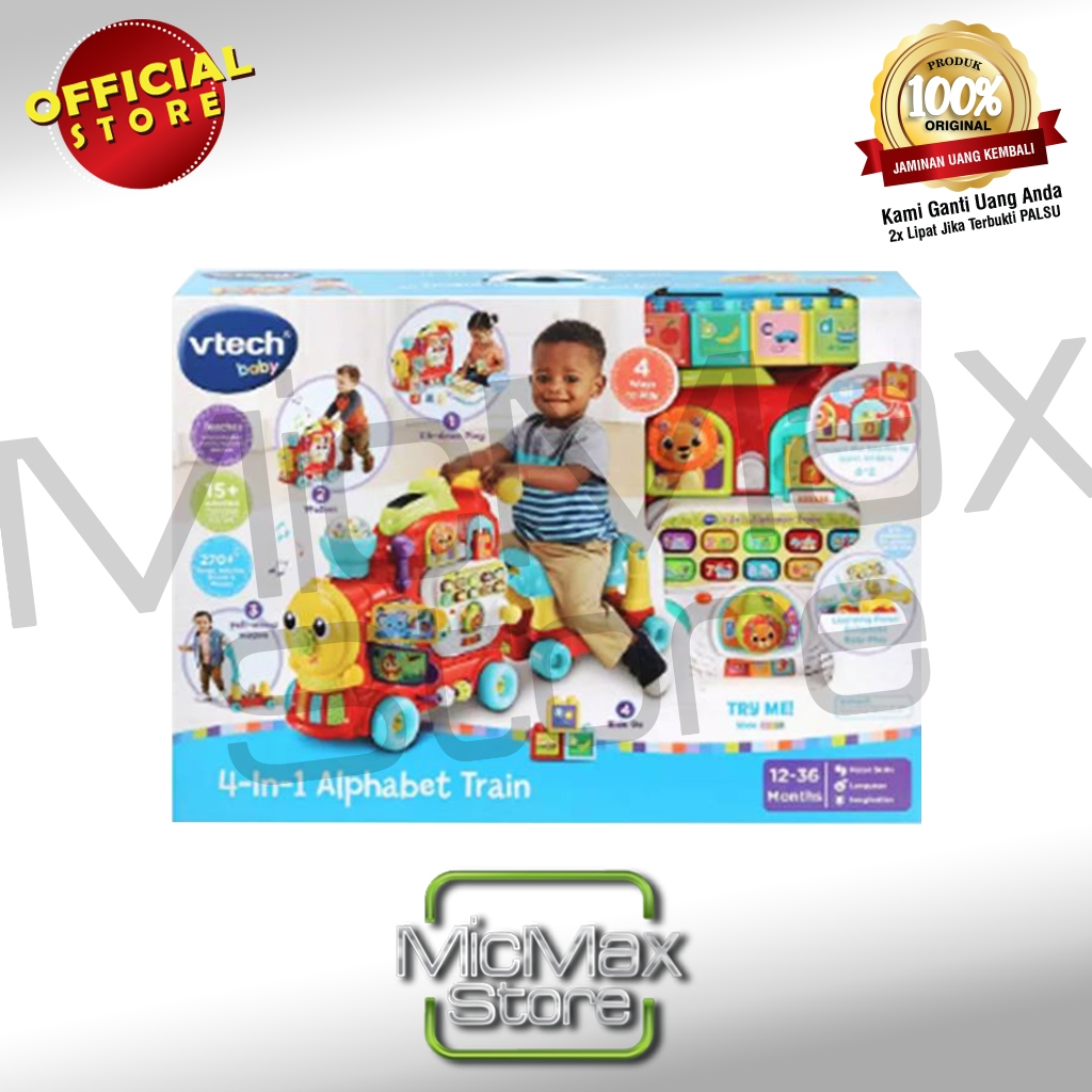 Jual Vtech Push And Ride Alphabet Train | Shopee Indonesia