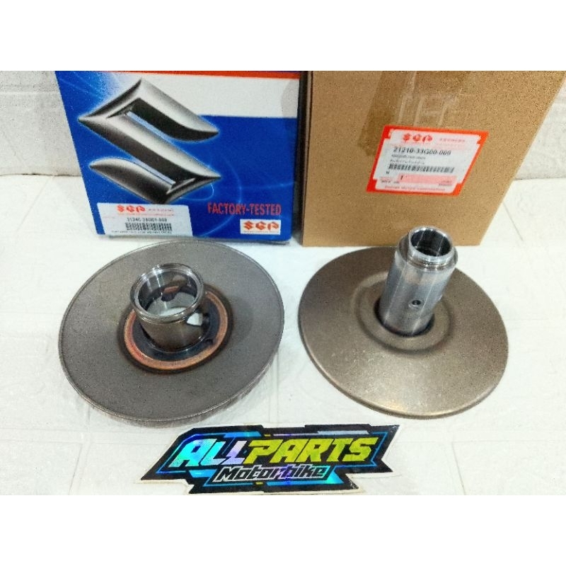Jual PULLI / PULLY SET DEPAN BELAKANG SKYWAVE /SPIN /HAYATE / SKYDRIVE ORIGINAL SGP | Shopee ...