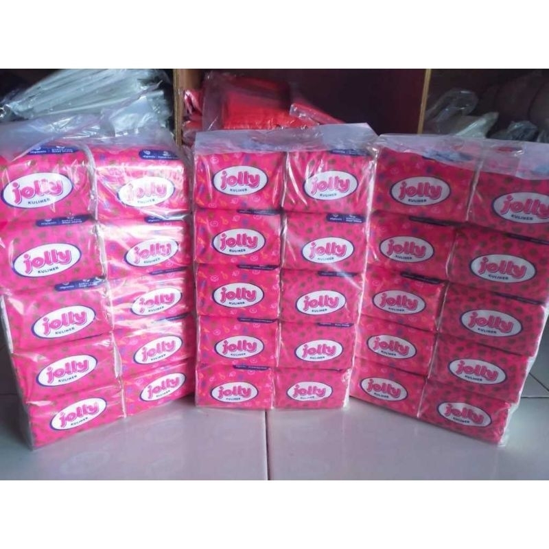 Jual JOLLY TISSUE POP UP ECER// TISSUE JOLLY POP UP 200 SHEET KECIL ...