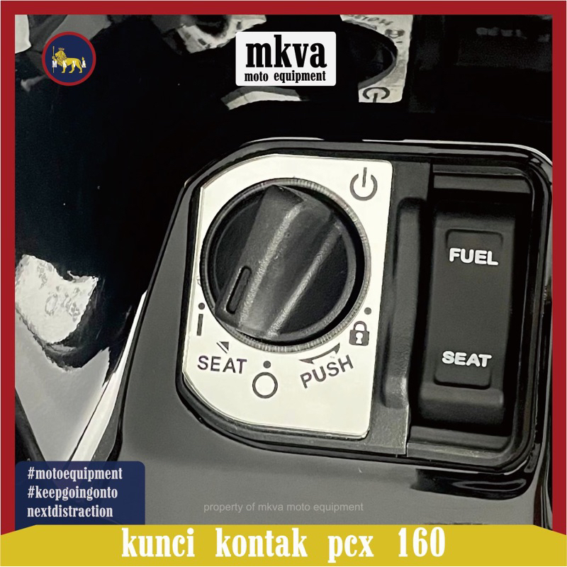 Jual KUNCI KONTAK EMBLEM HIASAN PCX ADV VARIO COVER KUNCI GARNISH COVER ...
