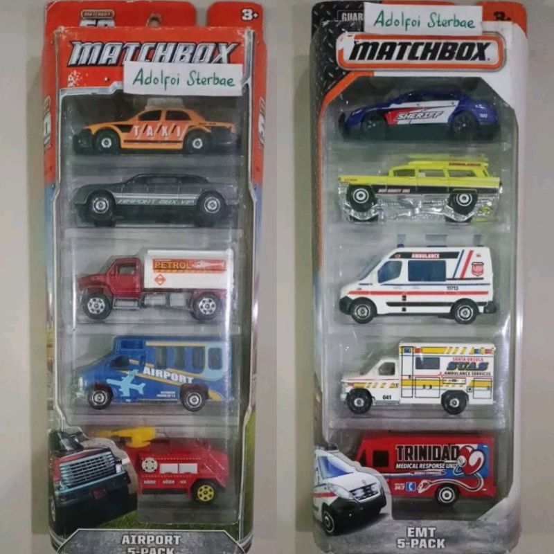 Jual matchbox isi 5 gift airport 5 pack 2007 ford crown victoria ...