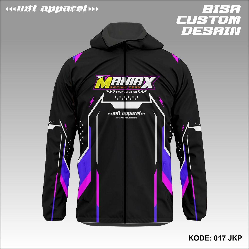 Jual Jaket Racing Parasut Jaket racing Bahan Taslan Waterproof | Shopee ...