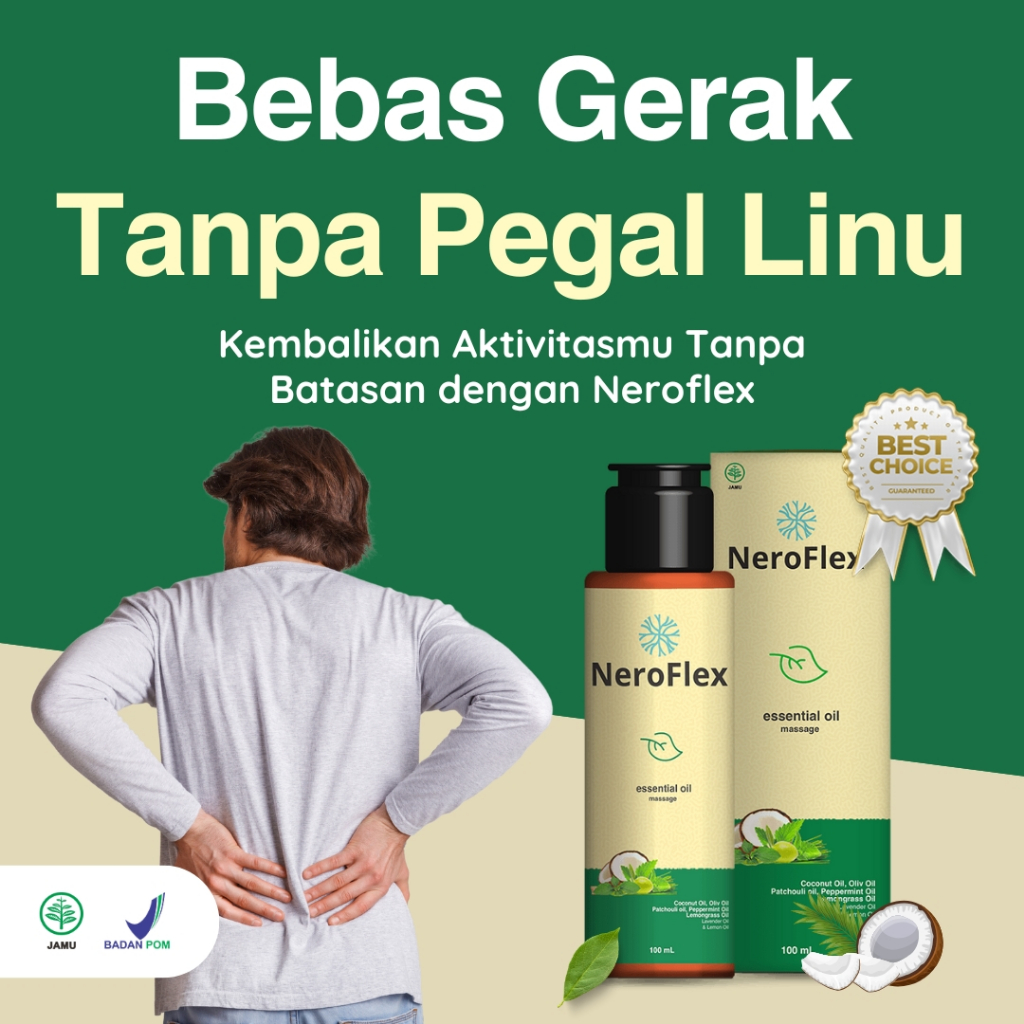 Jual NEROFLEX Pegal Linu - Minyak Balur Dengan Kandungan Essential Oil ...