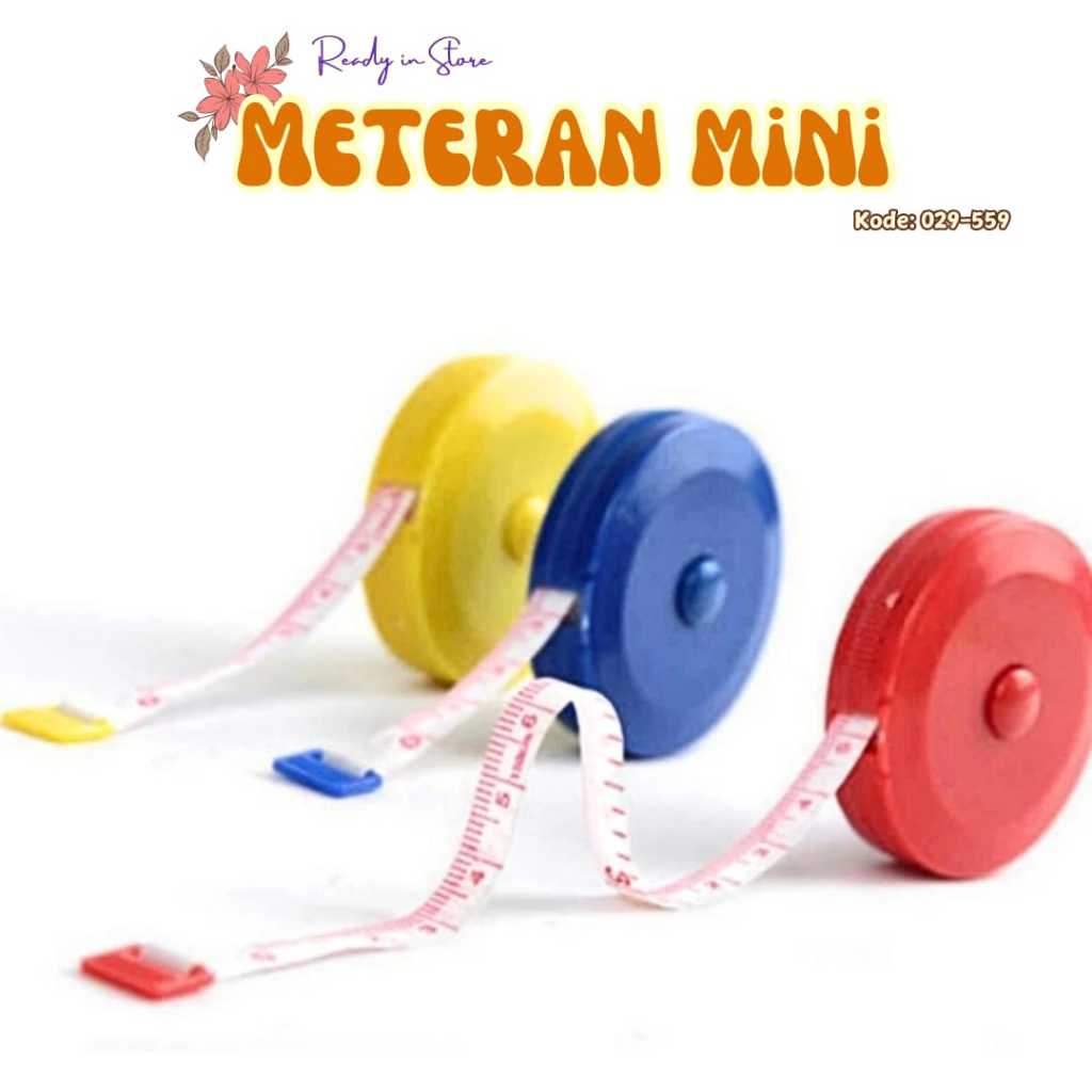 Jual METERAN MINI BULAT/METERAN KAIN/GULUNG/ROLL | Shopee Indonesia