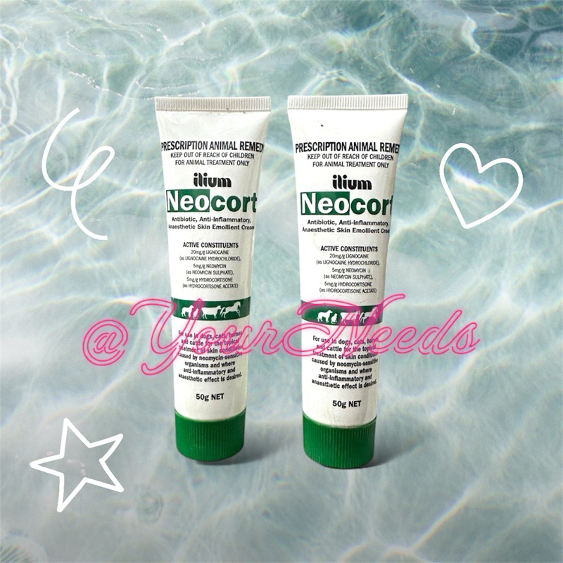 Jual Ilium Neocort Cream Antibiotik Anti Radang Hewan 1 TUBE 50 GRAM ...