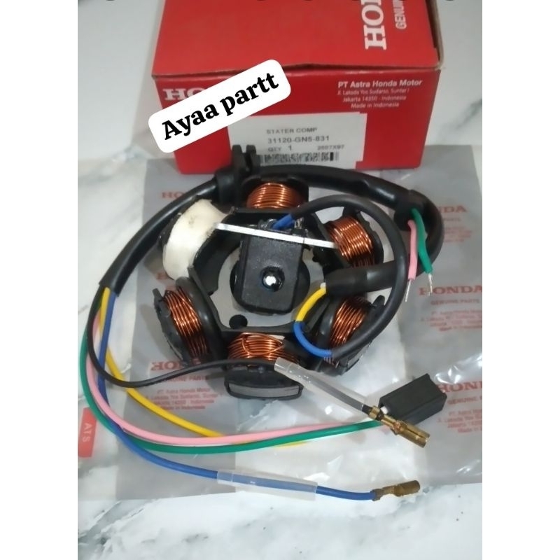Jual Spul Grand Stator Assy Komplit Honda Grand GN5 | Shopee Indonesia