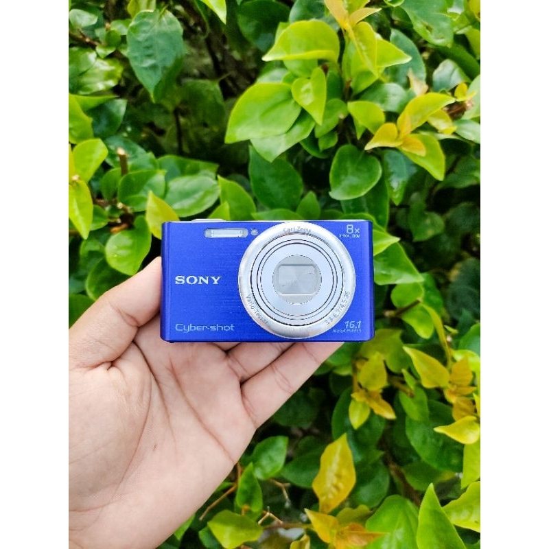 Jual DIGICAM SONY CYBERSHOT DSC-W730 BLUE | Shopee Indonesia