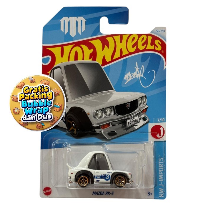 Jual Hotwheels Tooned Mazda RX-3 Putih Lot N 2024 | Shopee Indonesia