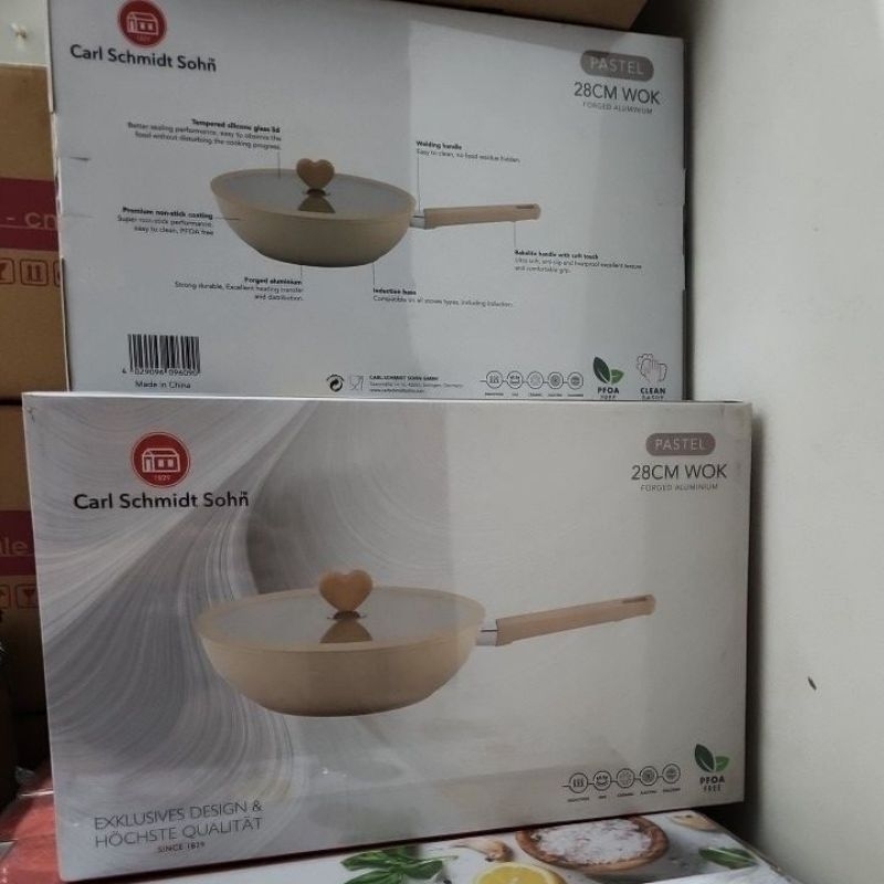 Jual carl schmidt sohm panci wok pan goreng masak wajan 28 cm Baru ...
