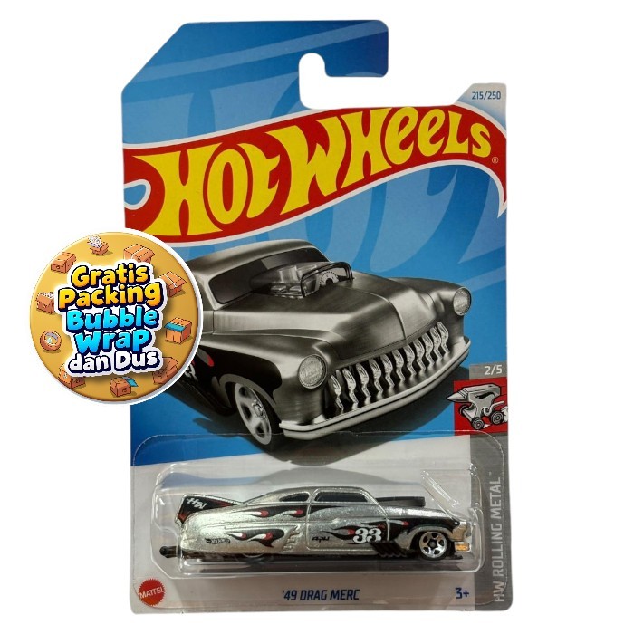 Jual Hotwheels 49 Drag Merc Zamac Lot M 2024 | Shopee Indonesia