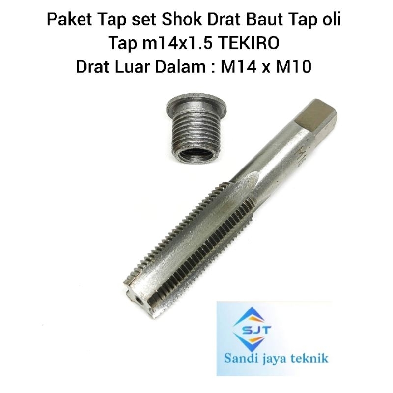 Jual Paket Tap set Shok Drat Baut Tap oli Tap m14x1.5 TEKIRO Shok Drat ...