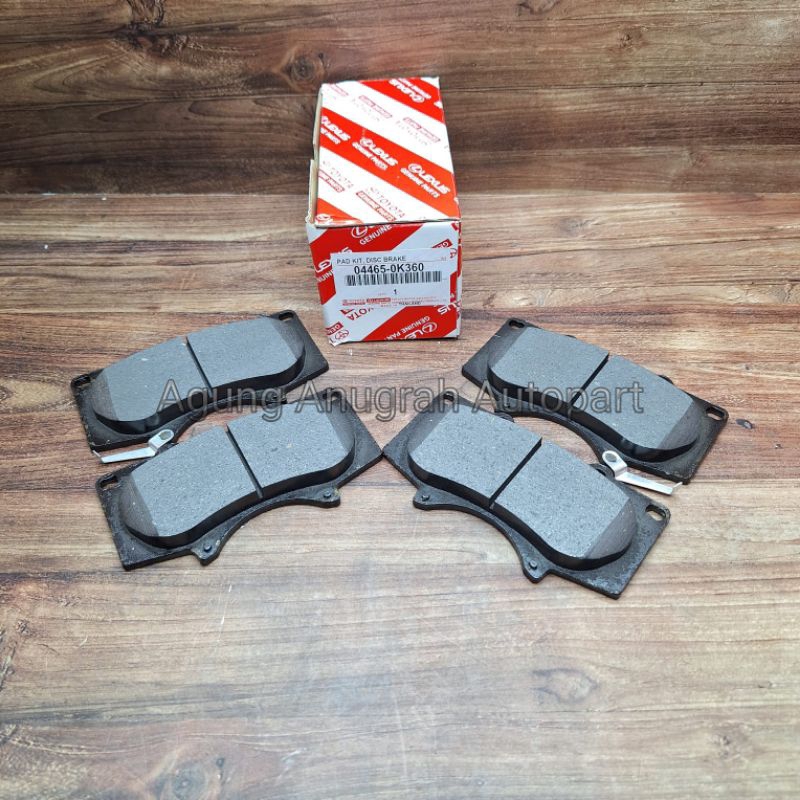 Jual KAMPAS REM DEPAN HILUX REVO FORTUNER BRAKE PAD HILUX REVO 04465 ...