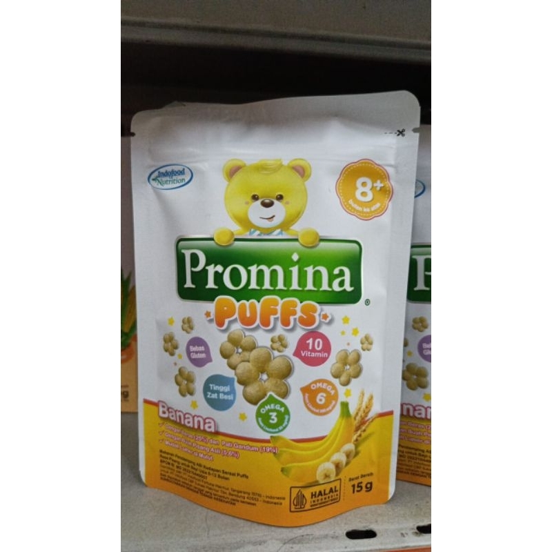 Jual PROMINA PUFFS BANANA 15g | Shopee Indonesia