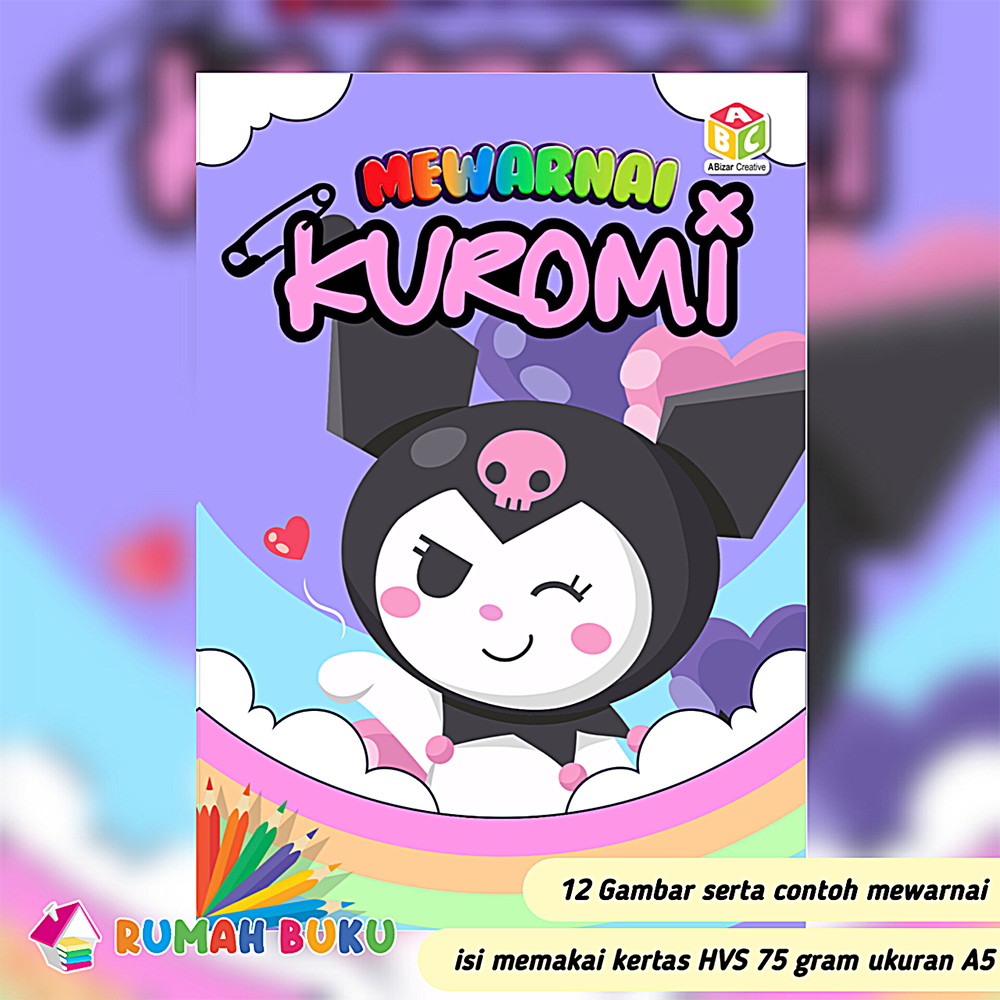 Jual BUKU MEWARNAI KUROMI | Shopee Indonesia