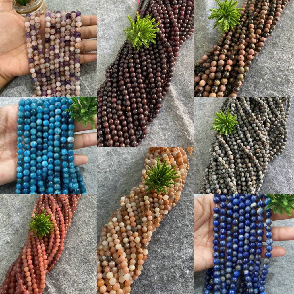 Jual DIY FOR CRAFTING (NATURAL BATU GRADE A & GRADE AA 6MM) | Shopee ...