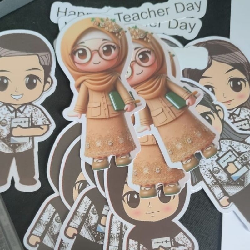 Jual EXTRA JUMBO 15cm / 10 CM TOPPER HARI GURU PELENGKAP BUKET BUNGA ...