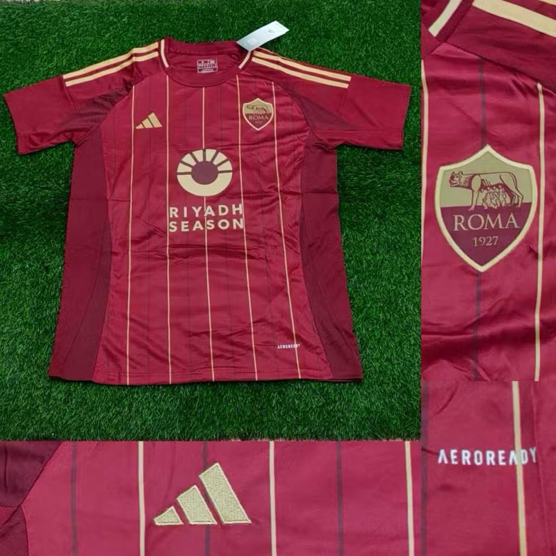 Jual Jersey AS Roma Home 2024 2025 Baju Bola Roma 24/25 Terbaru 24/25 ...