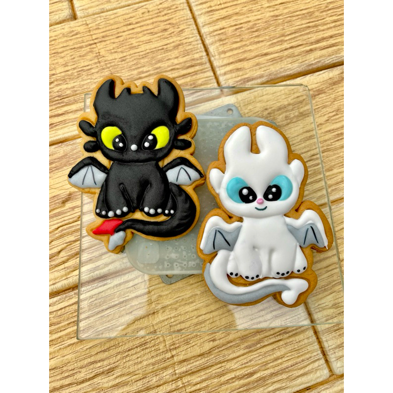 Jual toothless / light fury cookies 10cm (1pcs) | Shopee Indonesia