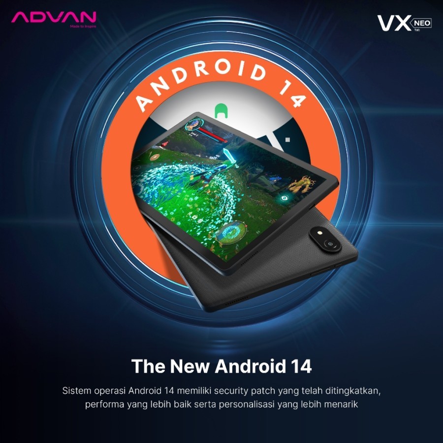 Jual ADVAN Tab VX NEO 4/128GB 6200mAh - Garansi resmi | Shopee Indonesia