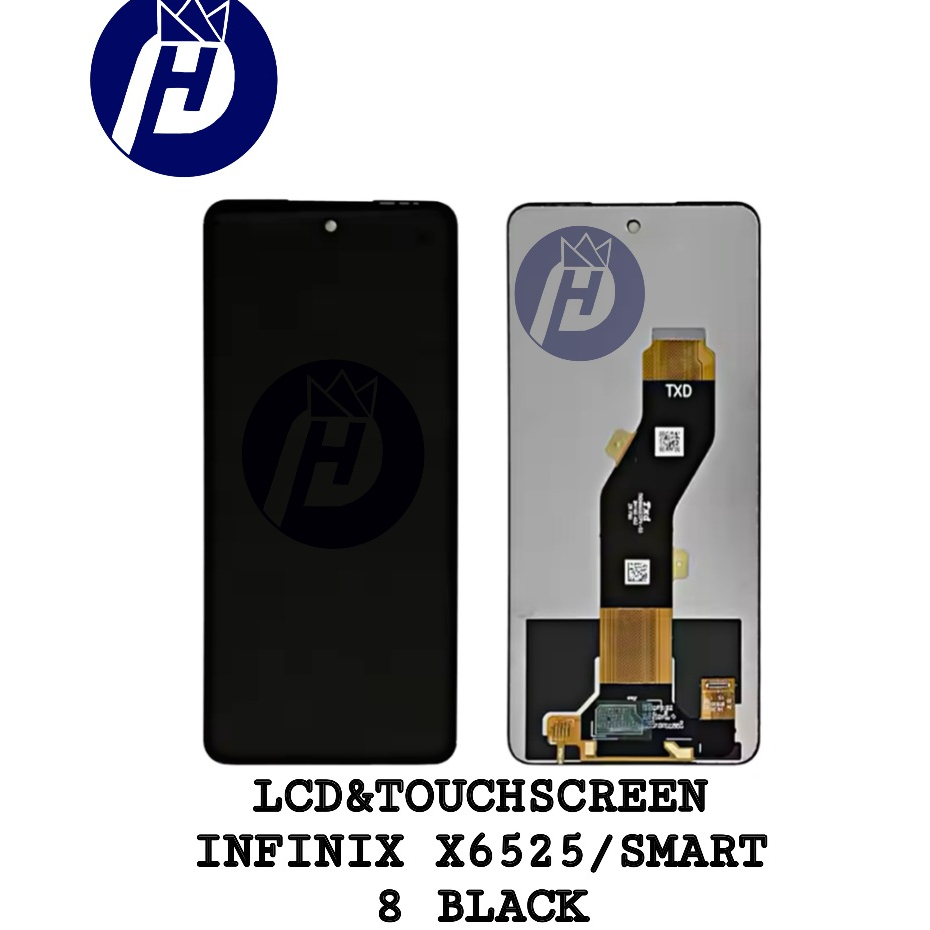 Jual NEW PH _ LCD TOUCHSCREEN INFINIX X6525 (SMART 8) BLACK | Shopee ...