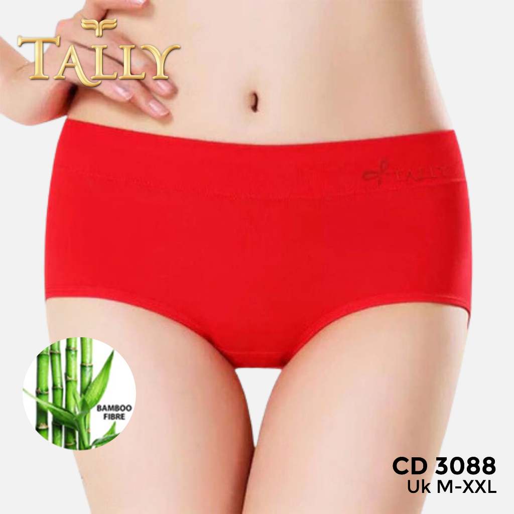 Jual TALLY CD 3088 Celana Dalam Wanita Bahan Katun Bambu Fit to M-XXL Lembut dan Nyaman | Shopee ...