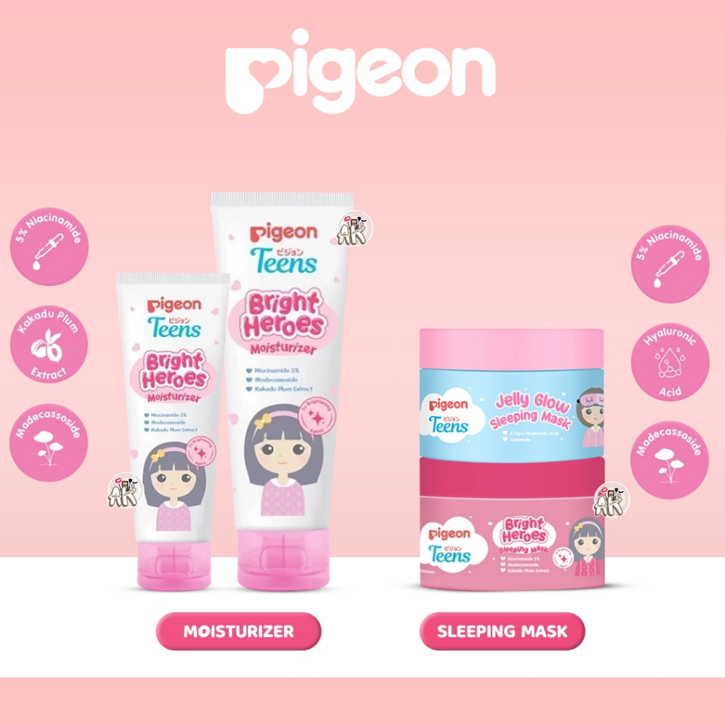 Jual PIGEON TEENS BRIGHT HEROES SERIES ( JELLY GLOW SLEEPING MASK ...