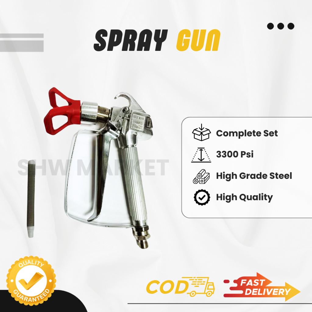 Jual Airless Spray Gun 3300 Psi Pneumatic Painting Spray Gun - 762 ...