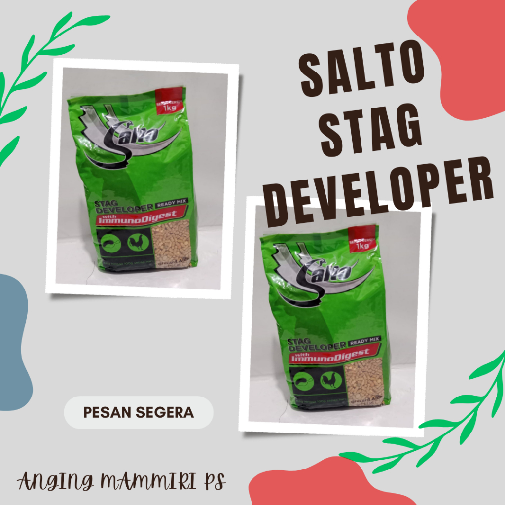 Jual SALTO STAG DEVELOPER 1 KG (Makanan Ayam) | Shopee Indonesia