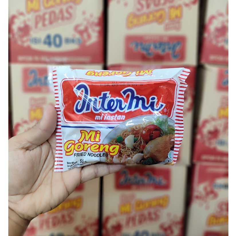 Jual 1 Karton isi 40 Intermi Goreng Pedas intermie instant | Shopee ...