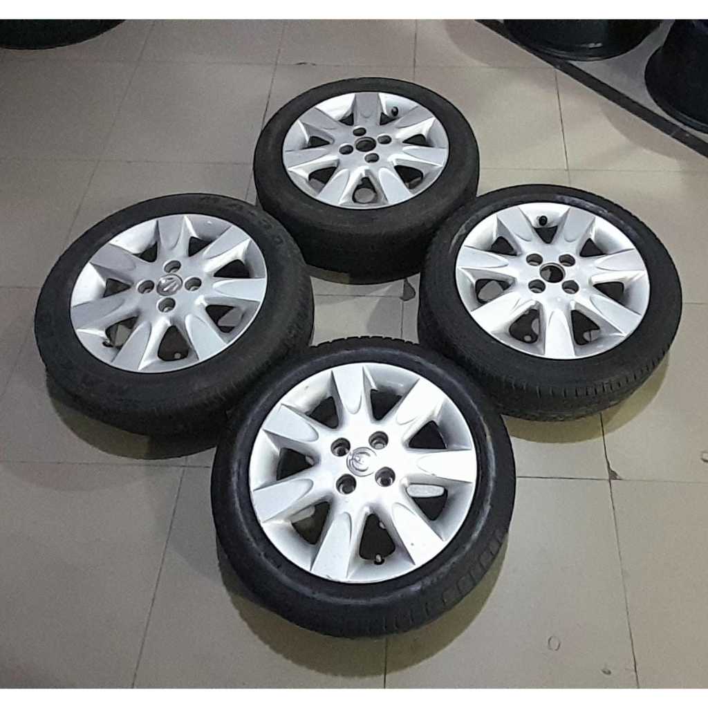 Jual velg oem second model oem nissan march ring 15 lebar 5,5 rata ...