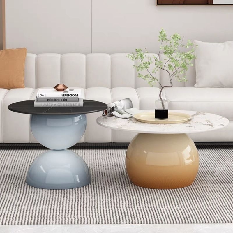 Jual Meja Kopi Bulat Meja Kopi Lobby Meja Kopi Gen Z Coffee Table ...