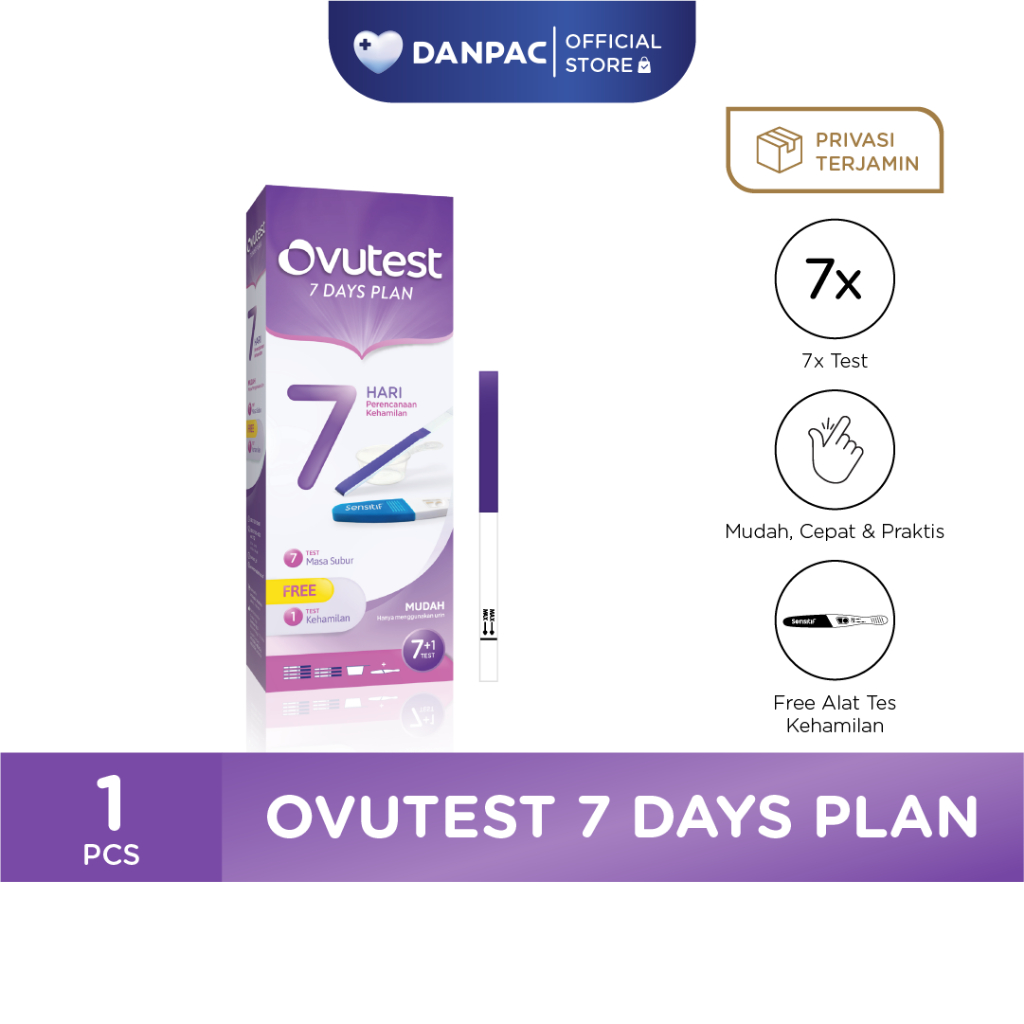 Jual Ovutest 7 Days Plan Isi 1 Pcs / Alat Uji Masa Subur | Shopee Indonesia