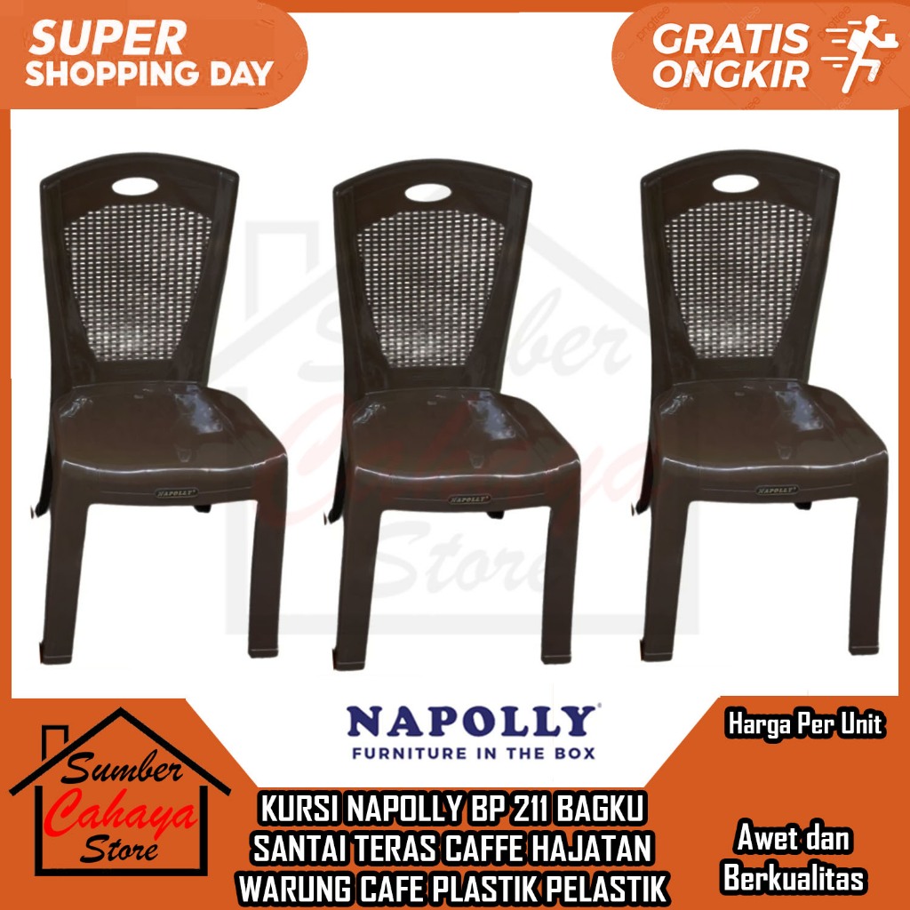 Jual Napolly Bp 211 Tempat Duduk Tamu Teras Santai Hajatan Makan Kursi ...