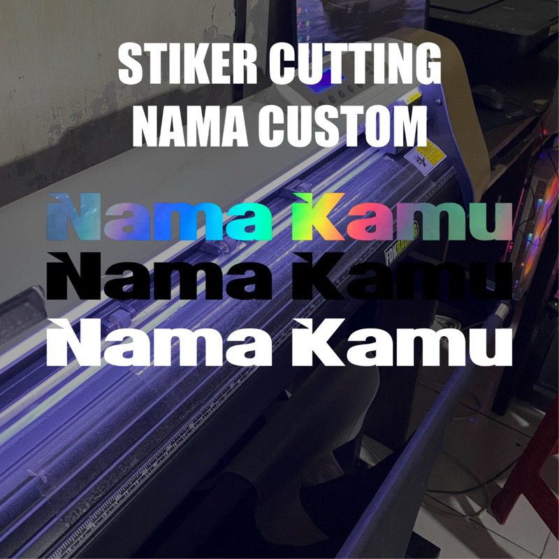 Jual STIKER NAMA CUSTOM CUTTING | STICKER NAMA CUSTOM CUTTING | Shopee ...