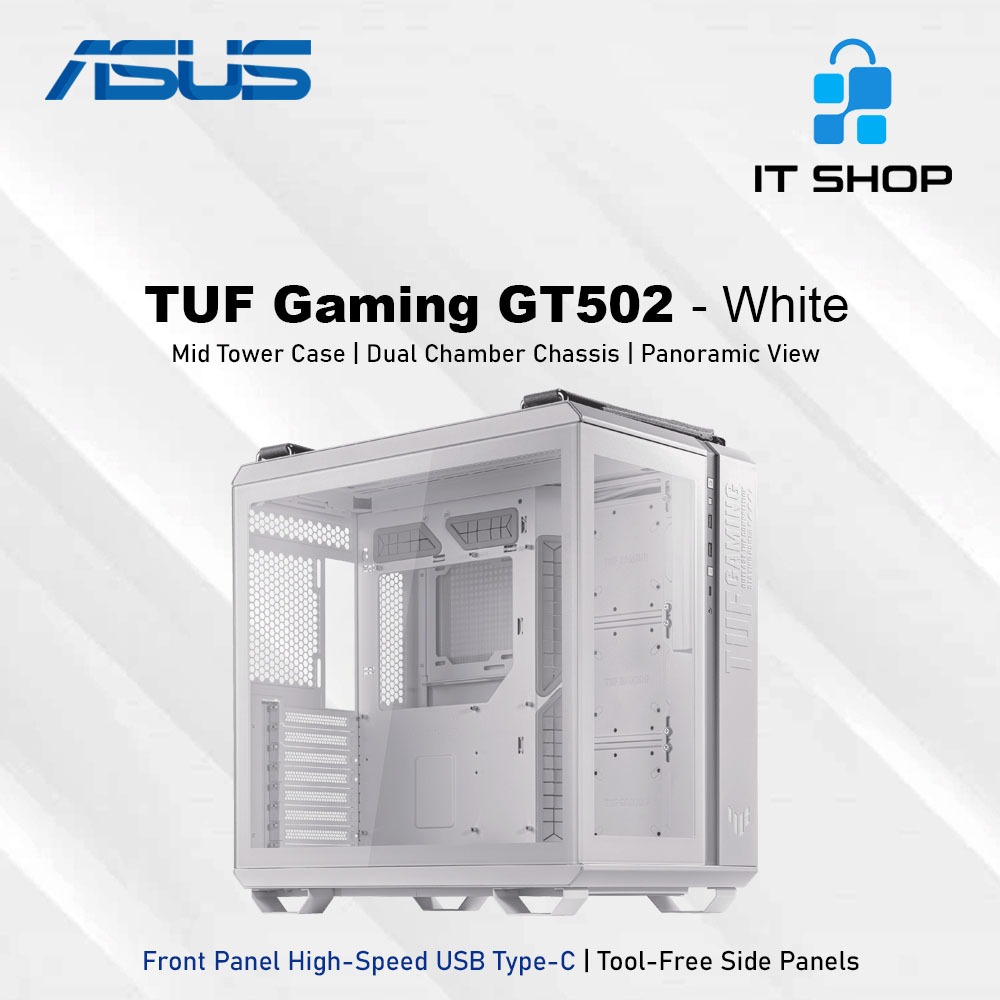 Jual Asus Casing TUF Gaming GT502 - White | Shopee Indonesia